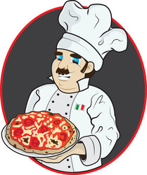 Fat Pizza Chef Vector Images (96)