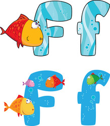 Fish smiles Royalty Free Vector Image - VectorStock