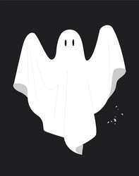 White ghost icon Royalty Free Vector Image - VectorStock