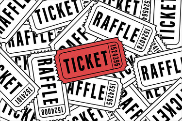 Red Raffle Ticket Clip Art