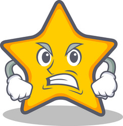 Detective star character cartoon style Royalty Free Vector