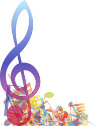 Note music logo design Royalty Free Vector Image