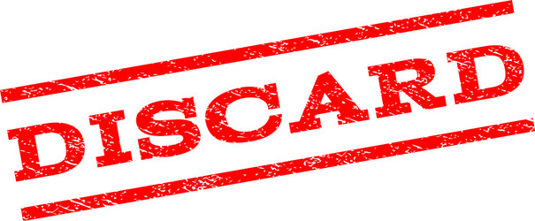 Do not discard watermark stamp Royalty Free Vector Image