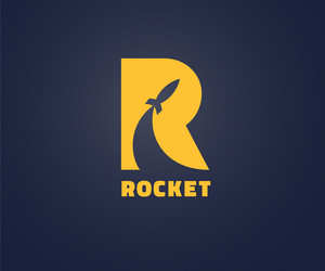Letter R Rocket Logo Vector Images (over 120)