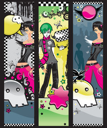 Emo Girl Background Vector Images (over 160)