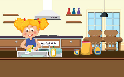 Kids Kitchen Clip Art