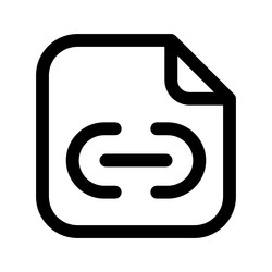 Link icon Royalty Free Vector Image - VectorStock