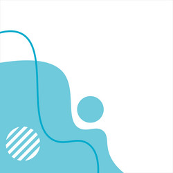 Modern bubble liquid corner Royalty Free Vector Image