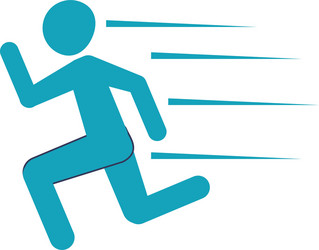 Running pictograph icon Royalty Free Vector Image