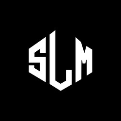 Slm logo letter design Royalty Free Vector Image