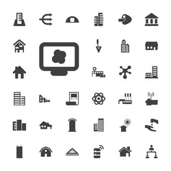 49 structure icons Royalty Free Vector Image - VectorStock
