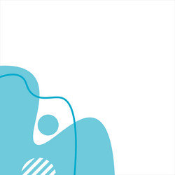 Modern bubble liquid corner Royalty Free Vector Image