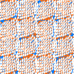 Seamless patchwork pattern orange Royalty Free Vector Image