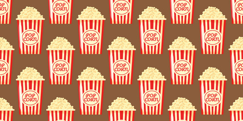 Cute Cartoon Popcorn Vector Images (over 2,000)