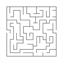 Maze Rectangle Simple Vector Images (over 220)