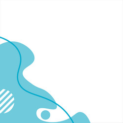 Modern bubble liquid corner Royalty Free Vector Image