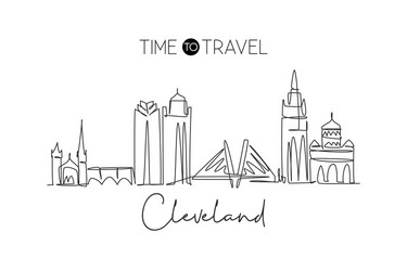 Cleveland Skyline Vector Images (over 160)