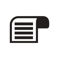 Flat icon in black and white documents folder Vector Image