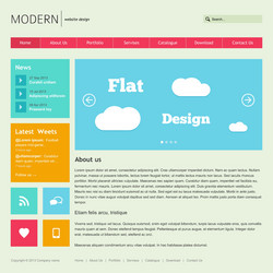 Modern timeline design template Royalty Free Vector Image