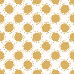 Large gold sun texture seamless Royalty Free Vector Image