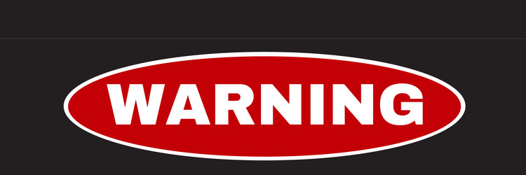 Be careful steps sign warning symbol Royalty Free Vector