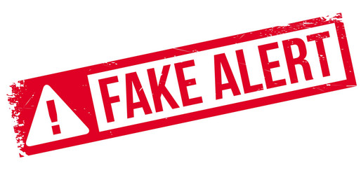 Fake alert rubber stamp Royalty Free Vector Image