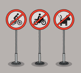 Traffic signals design Royalty Free Vector Image