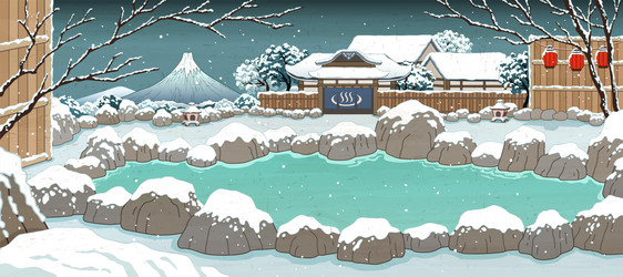 Japan Winter Vector Images (over 1,700)