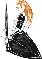 Red beast 2 Royalty Free Vector Image - VectorStock