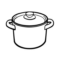 Cooking Pot Outline Vector Images (over 19,000)