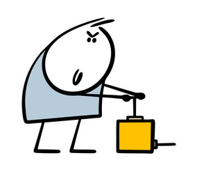 Stickman Danger Vector Images (over 630)