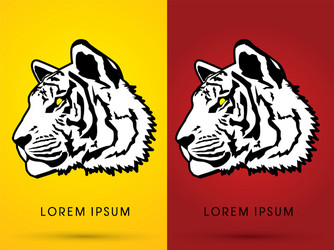 Tiger Shadow Vector Images (over 600)