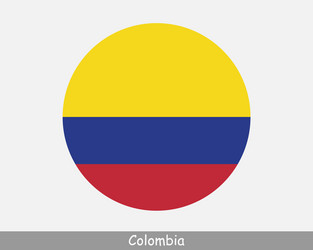 Colombia Flag Round Vector Images (over 360)