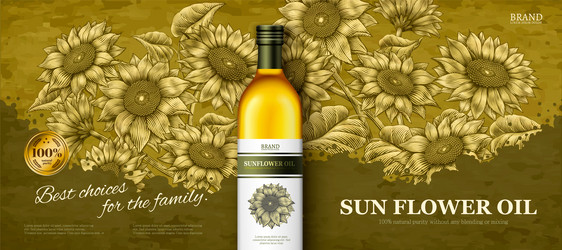 Sunflower Oil Ads Vector Images (40)