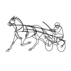 Harness Racing Vector Images (over 1,100)