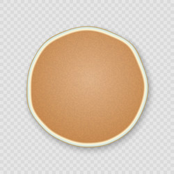 One plain pancakes Royalty Free Vector Image - VectorStock