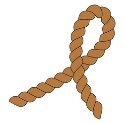 Rope wrap loop Royalty Free Vector Image - VectorStock
