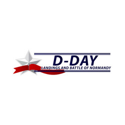 D-day celebration landing and battle normandy Vector Image