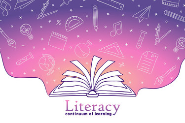 Learning Literacy Vector Images (over 7,300)