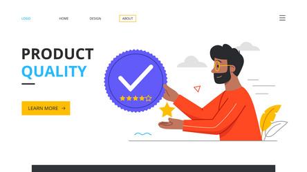 Product safety and quality control concept Vector Image