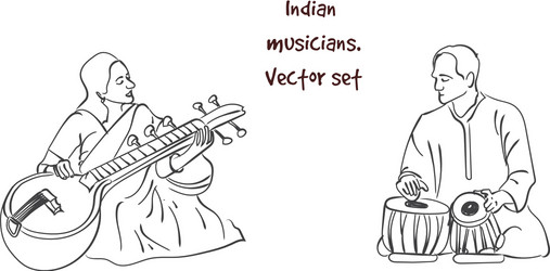 Mrdanga indian two-sided Royalty Free Vector Image