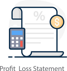 Profit and Loss Statement Vector Images (over 120)
