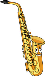 Cartoon Saxophone Vector Images (over 6,600)