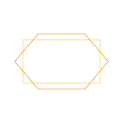 Light effect for wedding invitation card golden Vector Image