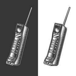 Retro phone Royalty Free Vector Image - VectorStock