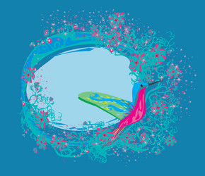 Hummingbird Border Vector Images (over 140)