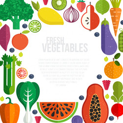 Healthy food concept Royalty Free Vector Image