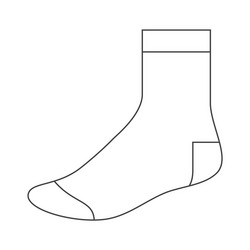 Sock Template Vector Images (over 6,500)