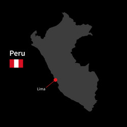Peru Country with Capital Vector Images (over 150)