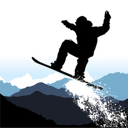 Snowboarding Royalty Free Vector Image - VectorStock